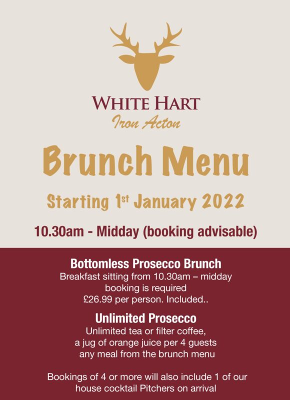 Menus - The White Hart